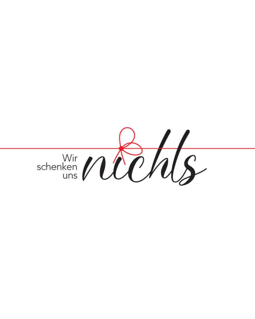 Wir schenken uns nichts - Geschenkset - Genial Geniessen